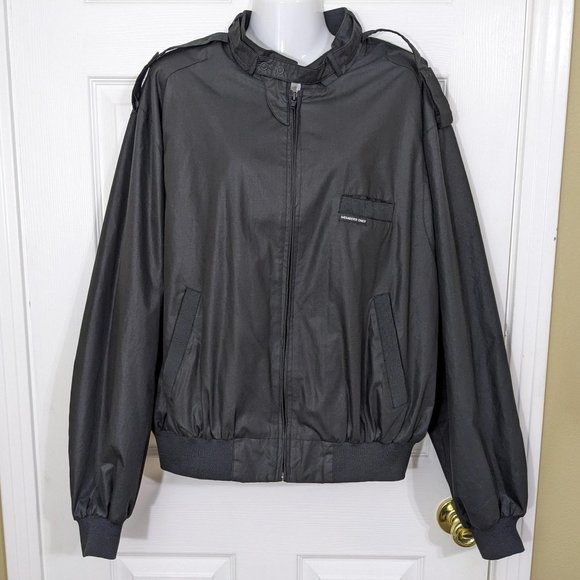 Members Only | Jackets & Coats | Members Only Vintage 8s Black Classic ...